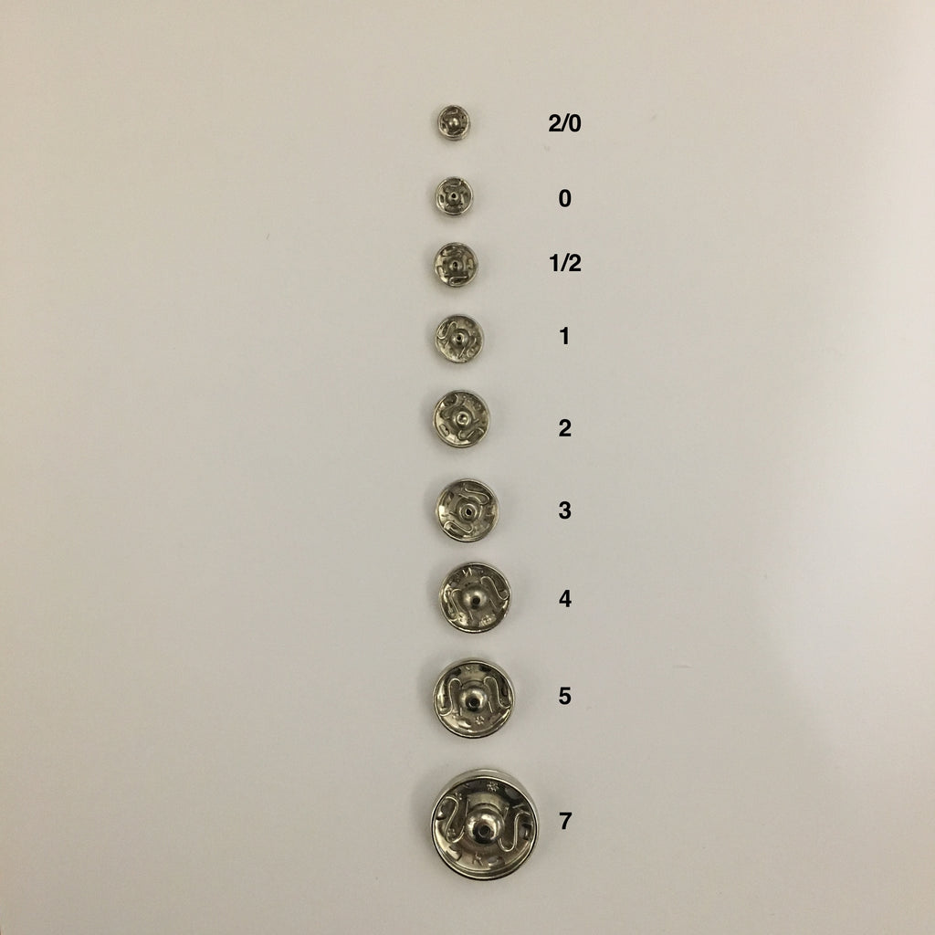 Silver Snap Fasteners – FabricBazaar